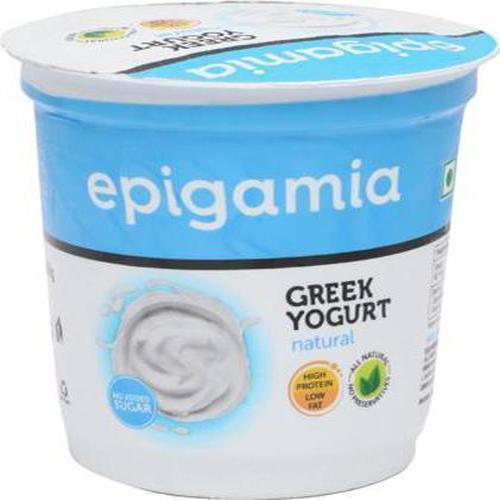 Buy Epigamia Greek Yogurt Natural online from shops near you | LoveLocal